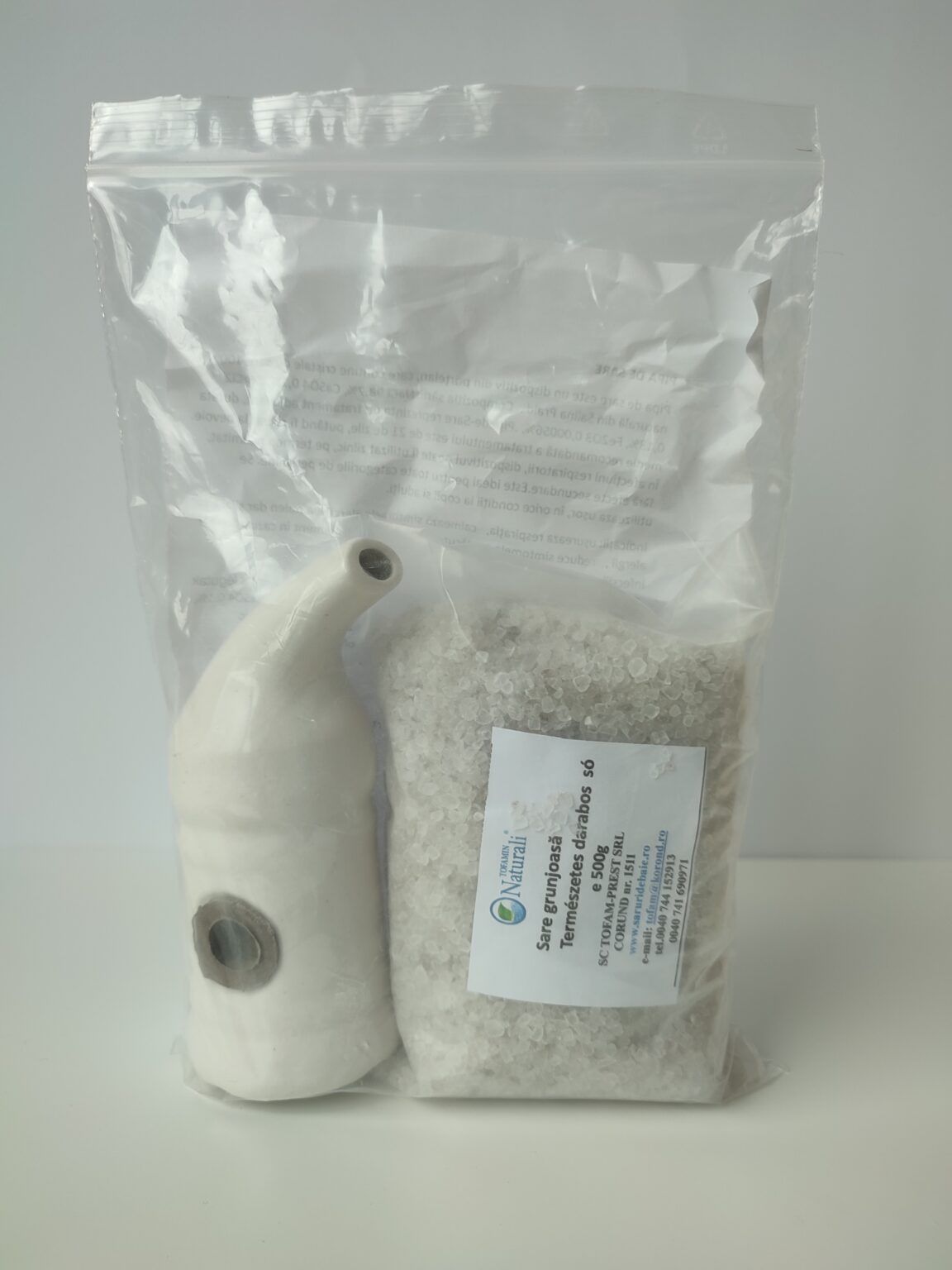 Soľná fajka s praidskou soľou + náplň 500g - Praidska sol