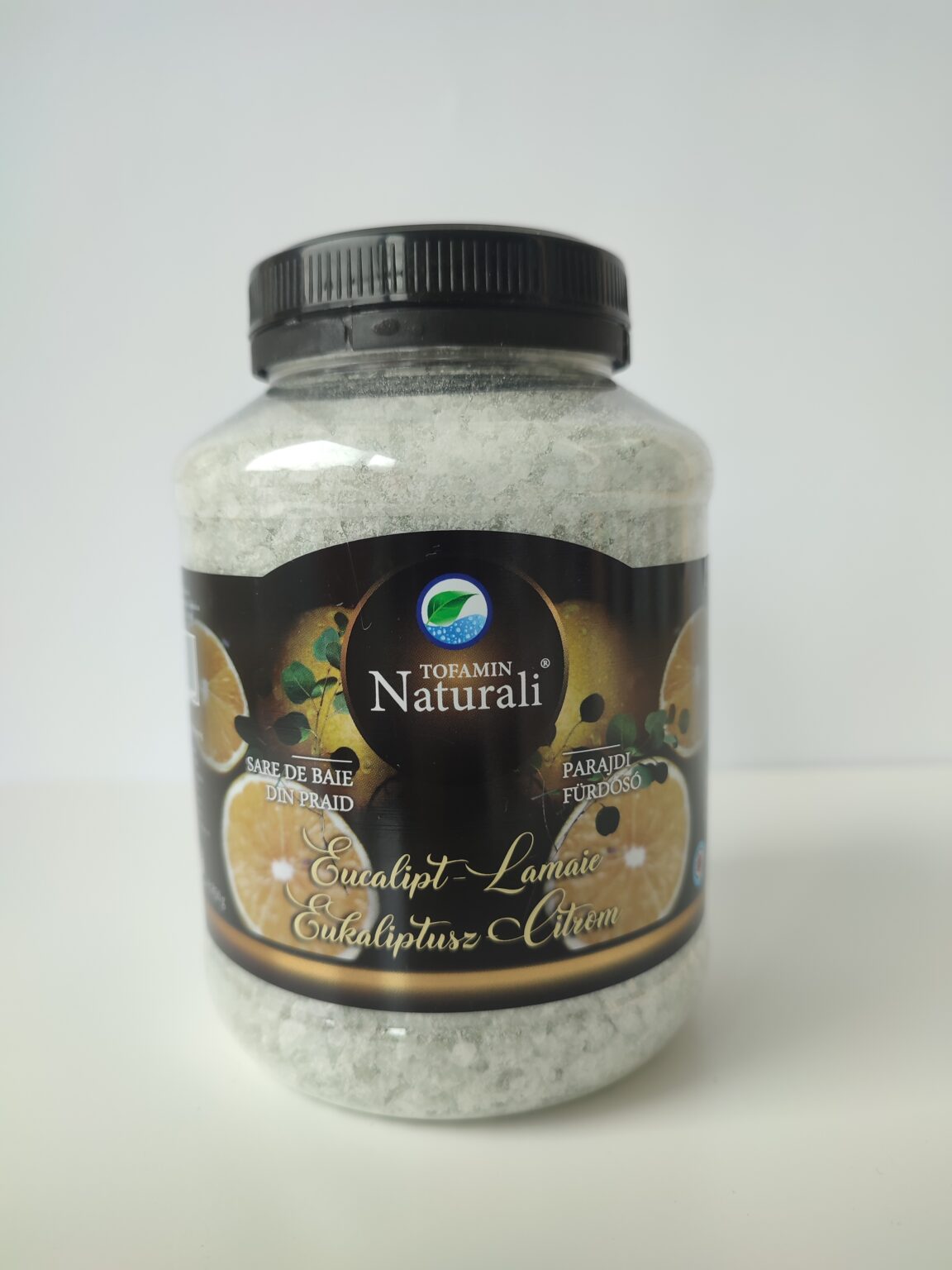 Kúpeľová soľ 850g-eucalypt a lime - Praidska sol